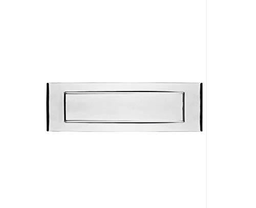 Solid Brass Victorian Letterbox Finished in Chrome Polished Brass Lett ...